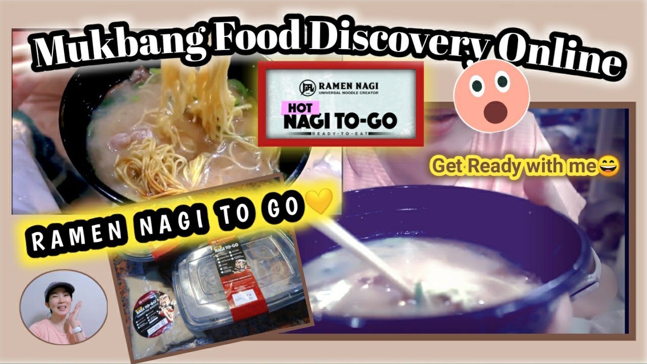 MUKBANG RAMEN NAGI TO GO 😍 NOODLES READY TO EAT * ( Food Discovery ...