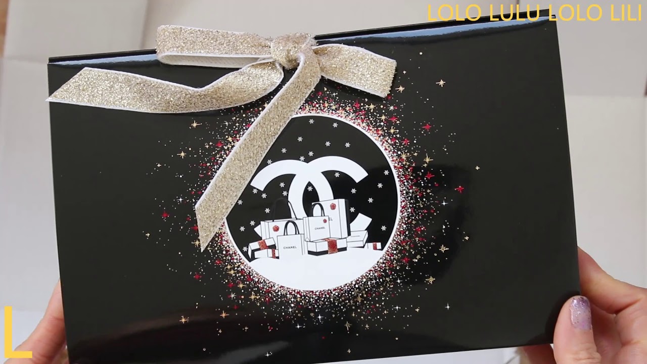 UNBOXING CHANEL MAKEUP in CHRISTMAS 2019 PACKAGING - YouTube