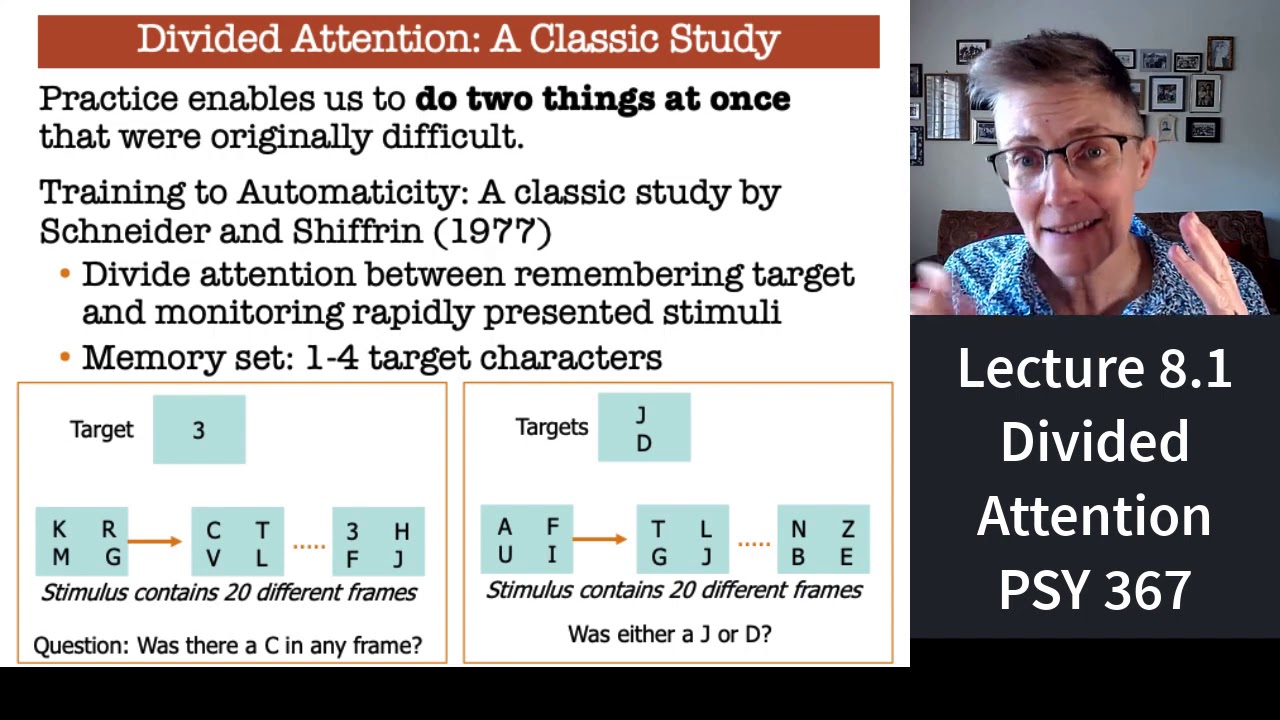 367 Lecture 8.1 Divided Attention - YouTube