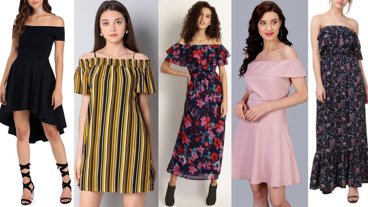 new model dress designs| off shoulder dress| trendy dresses| latest ...