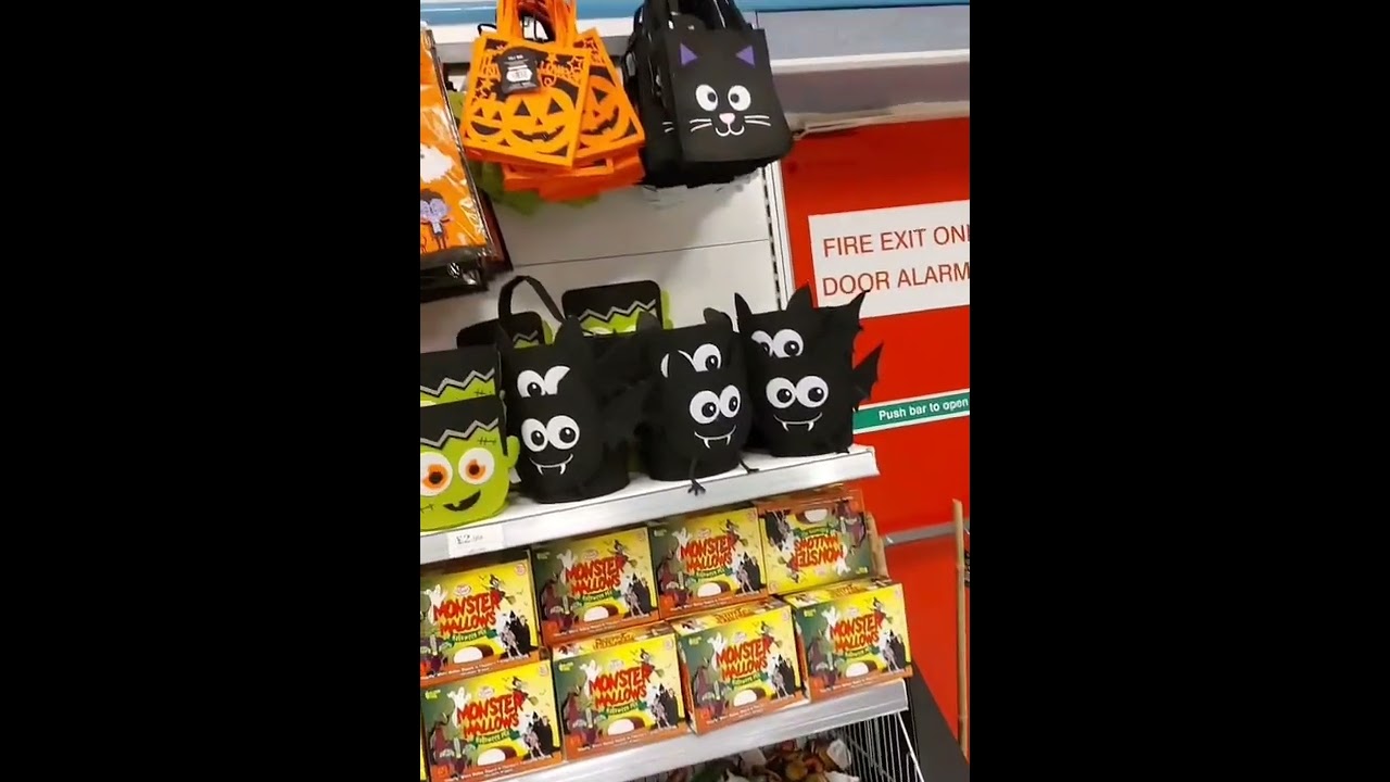 Home bargins halloween come shop with me and a mini haul. - YouTube