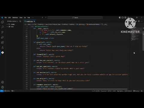 simple rule-based chatbot using python - YouTube