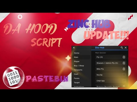 Da Hood Script Zinc Hub Latest Version || Update! Support Android And ...