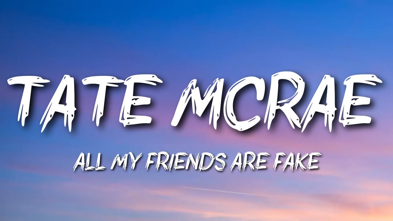 Tate McRae - All My Friends Are Fake - YouTube
