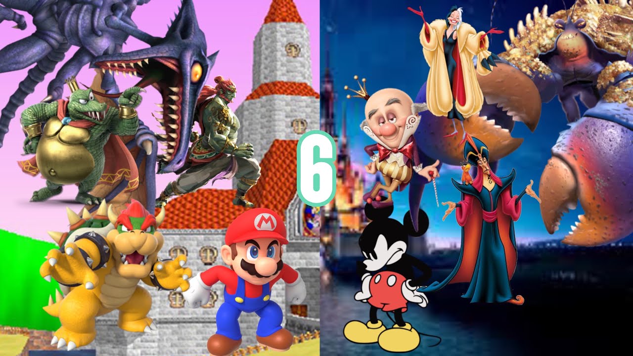 Disney vs Nintendo villains part 6 - YouTube