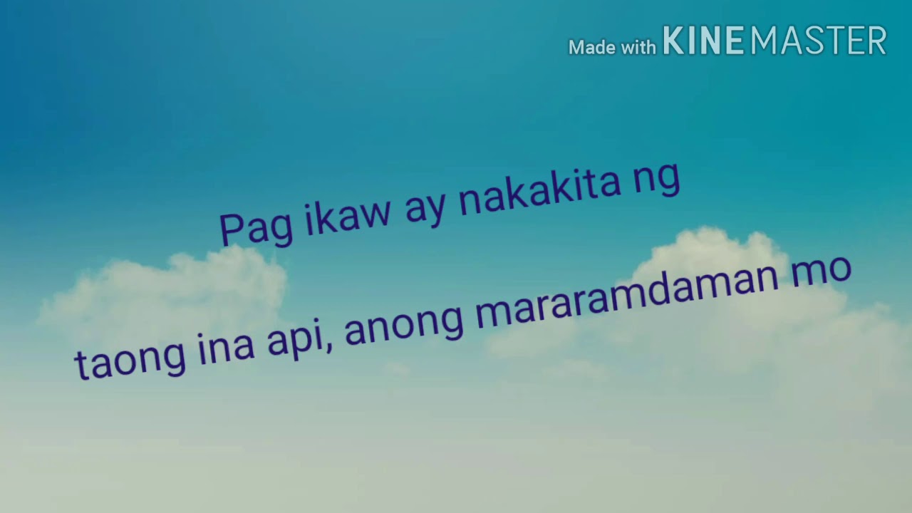 Tanong about sa taong inaapi - YouTube