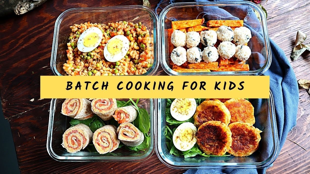 Spécial Lunch box pour enfant, Meal prep pour la semaine - YouTube