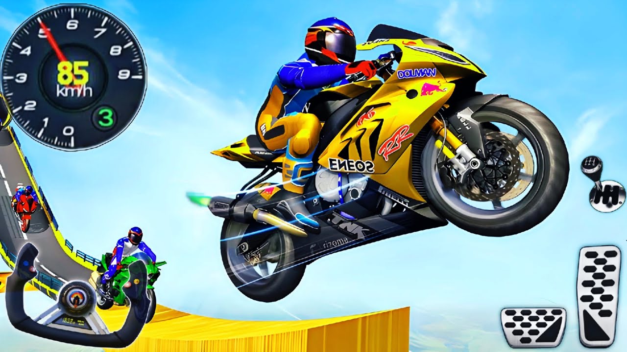 GT Moto Stunt Driving Simulator 3D - Extreme Motocross Bike Racing ...