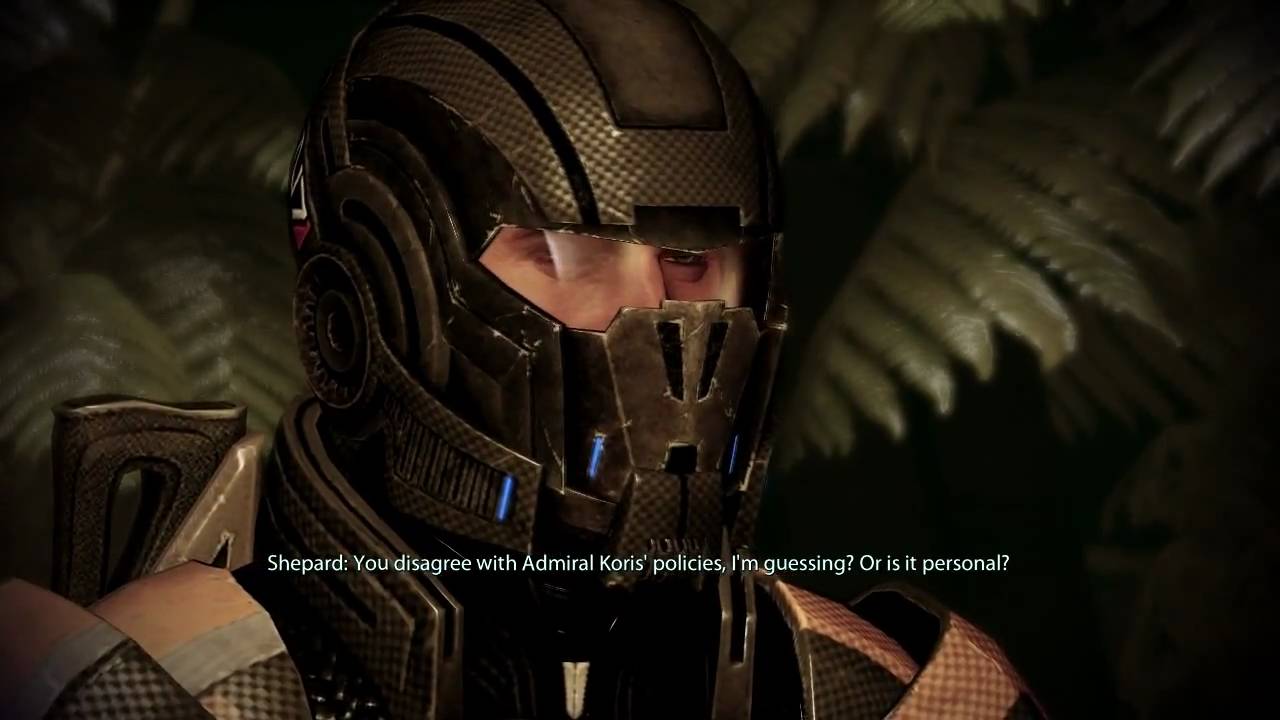 Mass Effect 2 - Admiral Gerrel's Thoughts (Tali's Loyalty) - YouTube