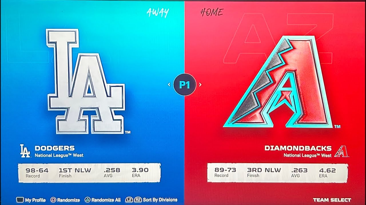 MLB THE SHOW 25 | Dodgers vs Diamondbacks - YouTube