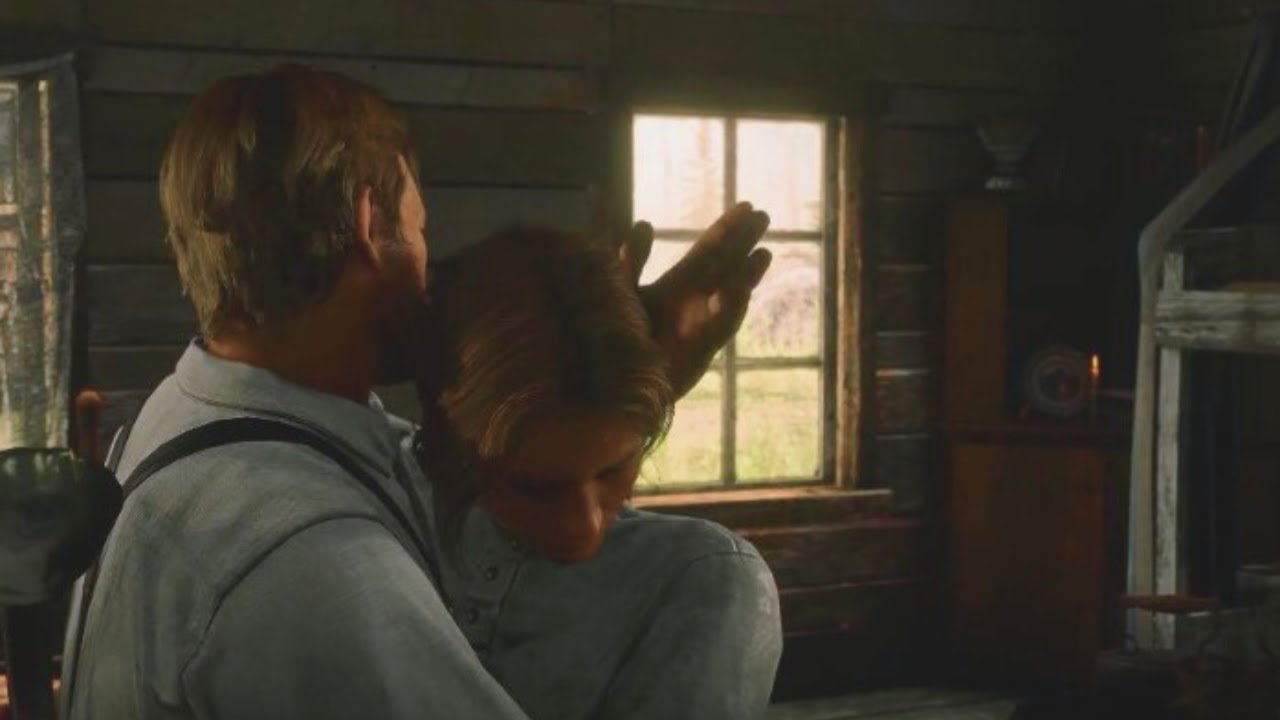 Red Dead Redemption 2 Arthur Morgan And Sadie Hug Don't Miss - YouTube