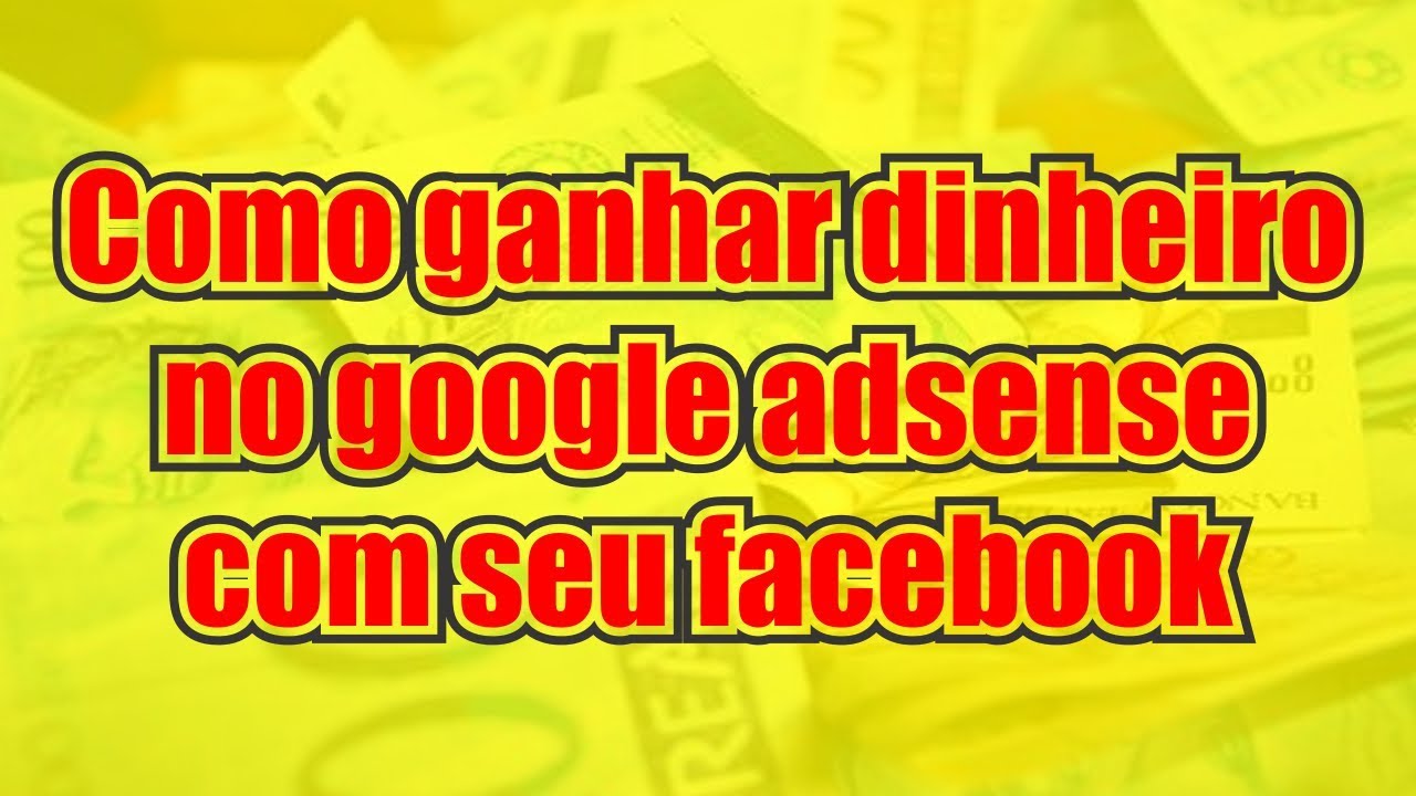 google adsense facebook - YouTube