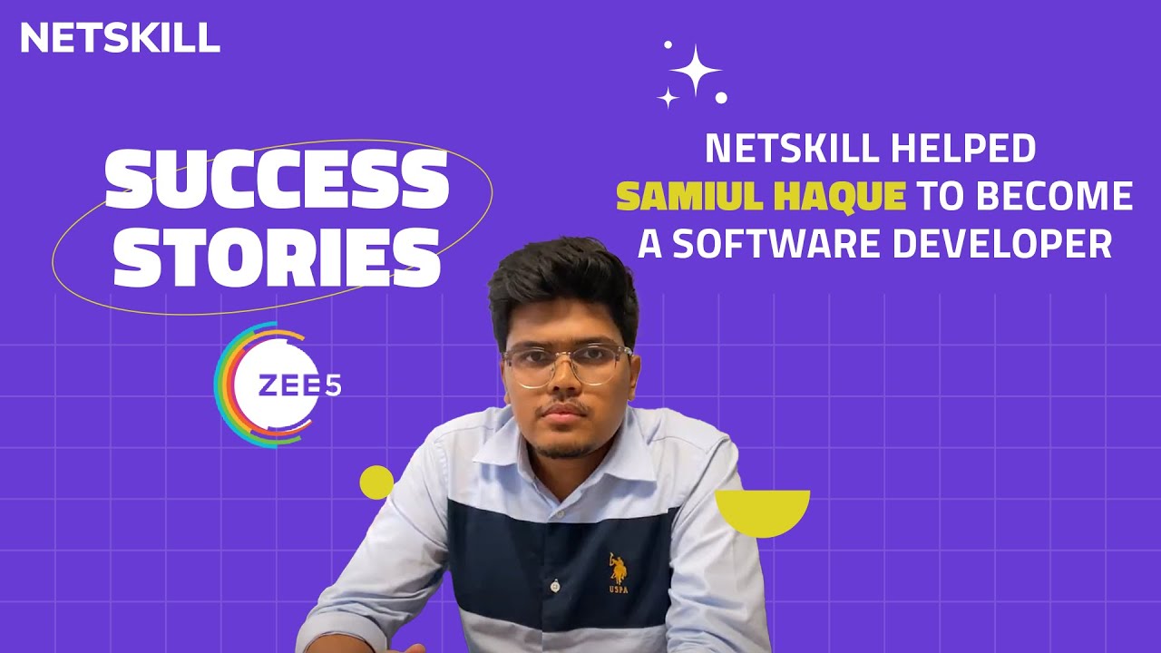 Success Stories: Zee5's Samiul at NetSkill's Corporate Training Program. - YouTube