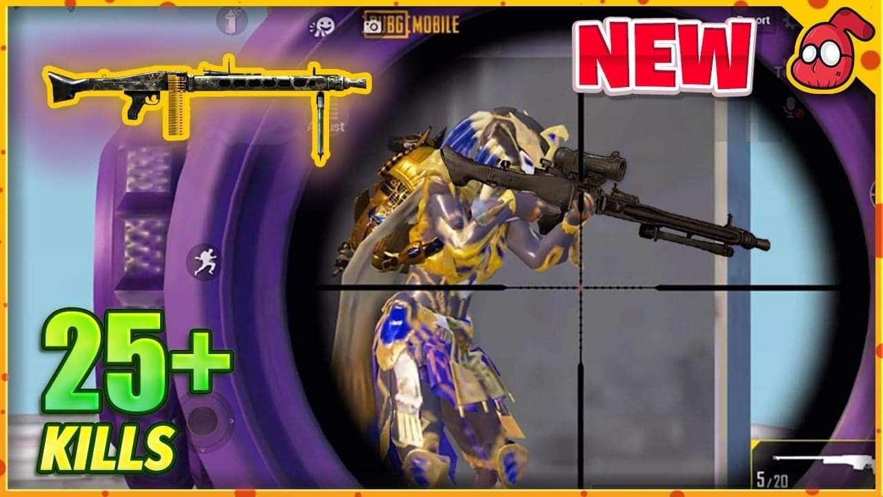 NEW MG3 Machine Gun | PUBG Mobile - YouTube