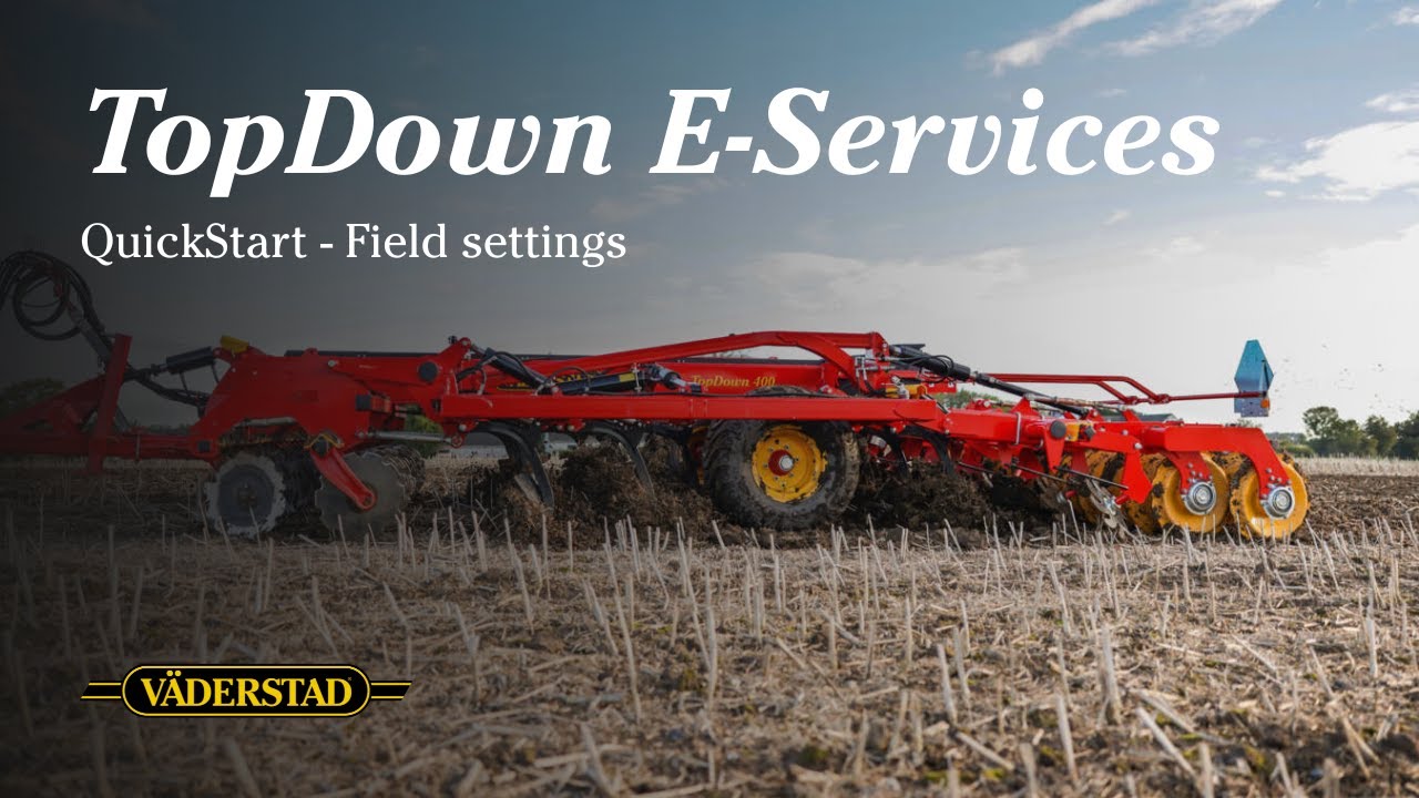 QuickStart - TopDown 400 700 E Services: Field settings - YouTube