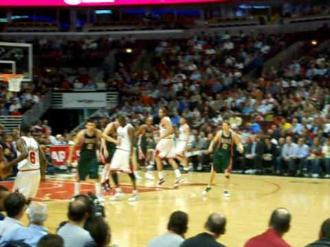 Jerry Stackhouse making a free throw, Ronald Murray making a lay up ...