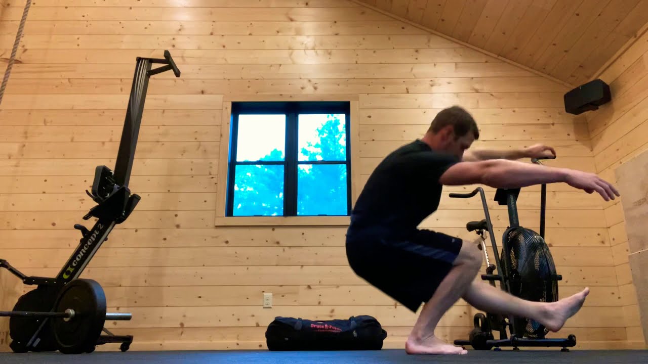 Floor Rock into Pistol Squat - YouTube