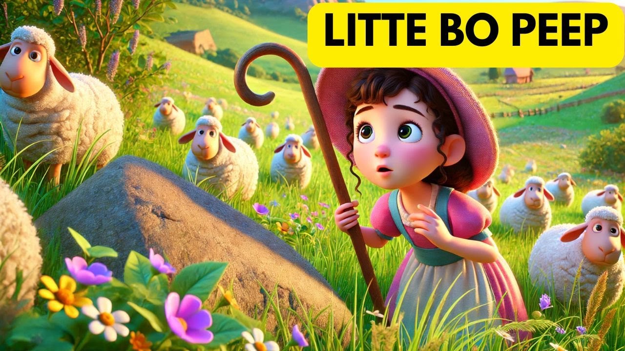 Little Bo Peep | Nursery Rhymes & Kids Songs - YouTube