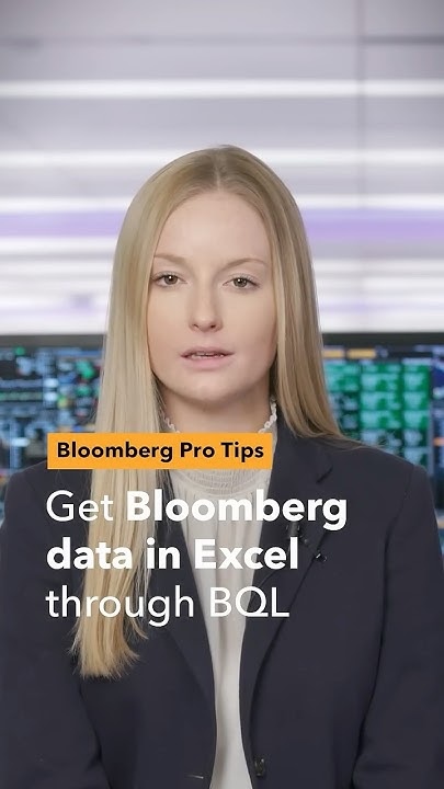 Bloomberg Pro Tips: Get Terminal data in excel in seconds with BQL (Bloomberg Query Language ...