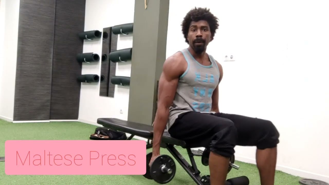Maltese Dumbbell Press | Lifting Weights For Calisthenics - YouTube