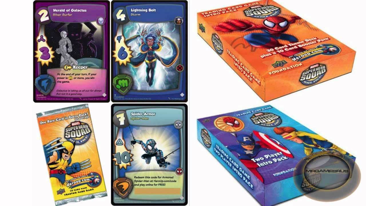 Marvel Super Hero Squad Online Physical TCG is Coming - YouTube