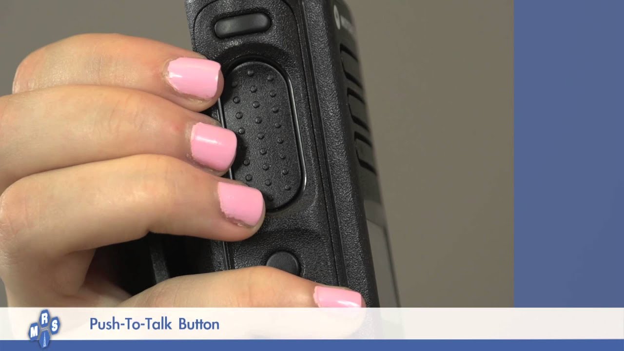 Motorola Mototrbo DP4600 Portable Radio - PTT (Push To Talk) Training ...