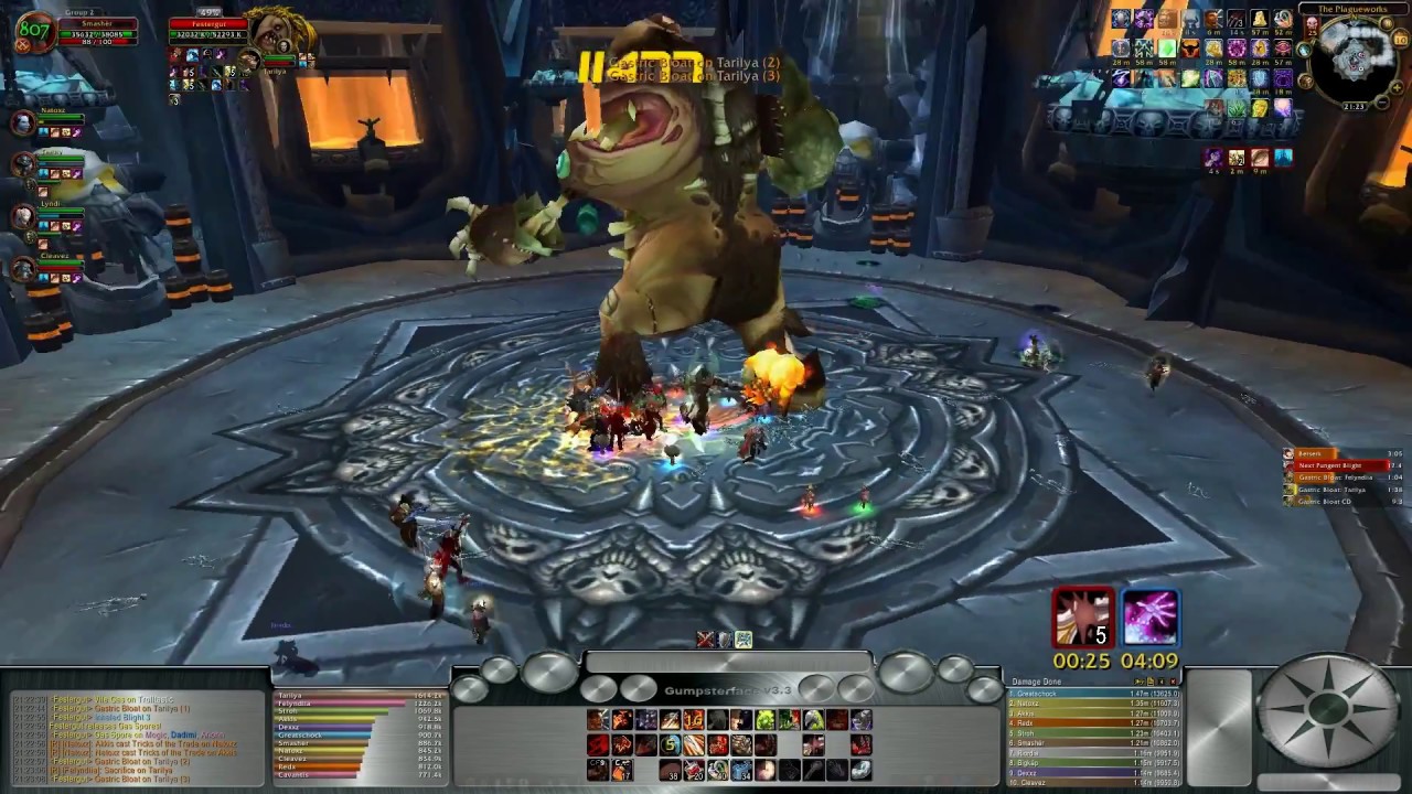 For the Horde vs Festergut 25 in Icecrown Citadel - Hardmode - YouTube