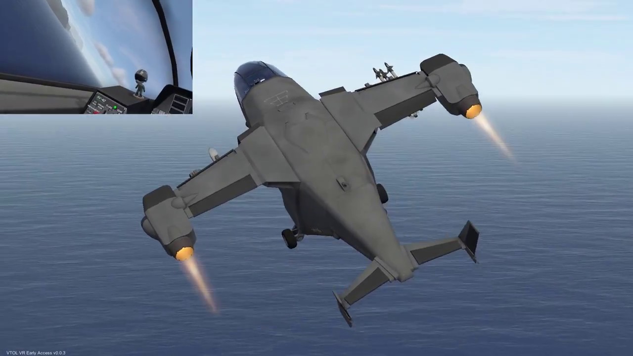 VTOL VR S-Cam (Fixed and FlyAlong views) - YouTube