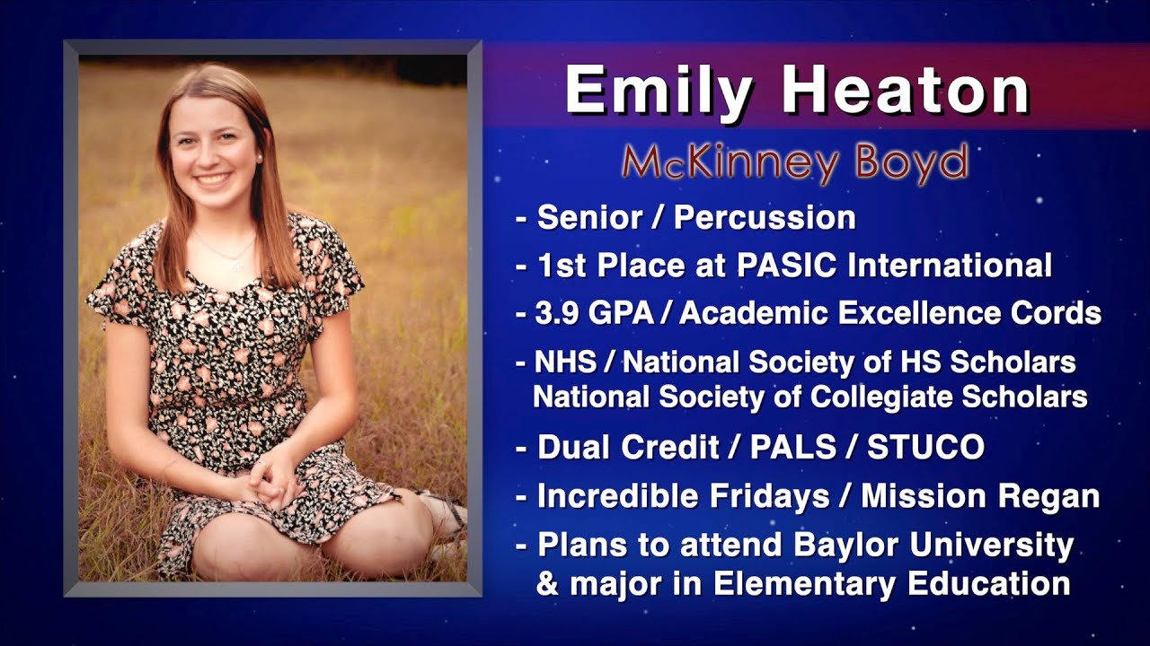 Dennis Baker State Farm Scholar Artist of the Week - Emily Heaton - YouTube