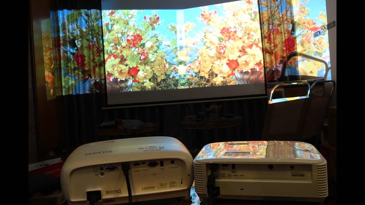 Benq TK800 vs Optoma Ht27LV - 4K - YouTube