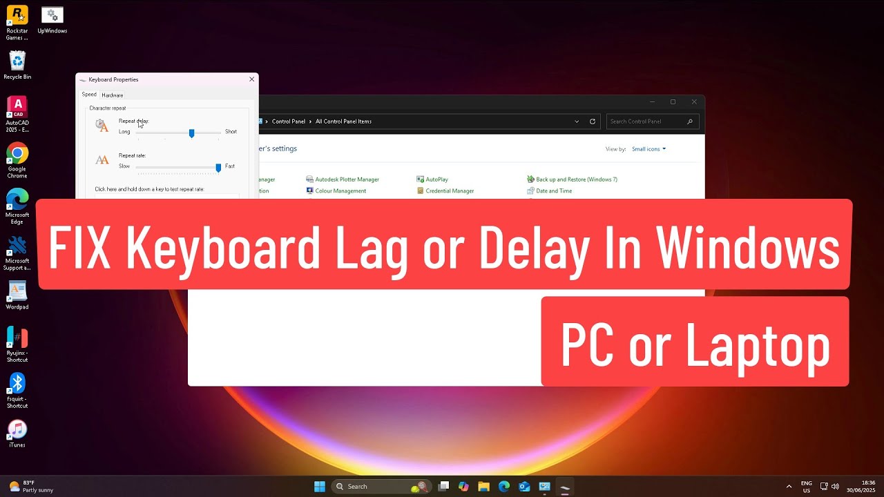 FIX Keyboard Lag or Delay In Windows 11 / 10 PC or Laptop - YouTube
