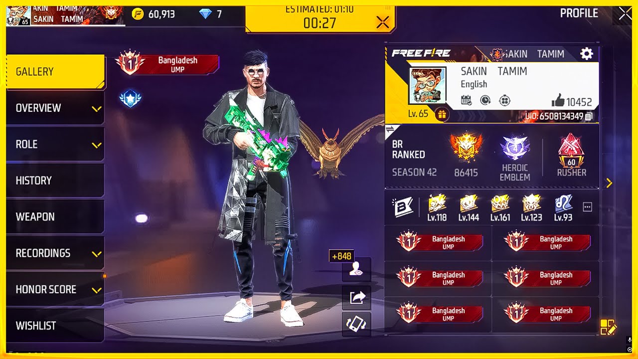 NEW ID FOR NEXT SEASON😪🥱.(SAKIN TAMIM) - YouTube