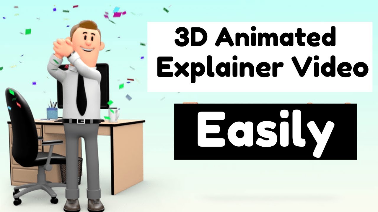 Make 3D animated Explainer Video Easily 2 minutes - YouTube