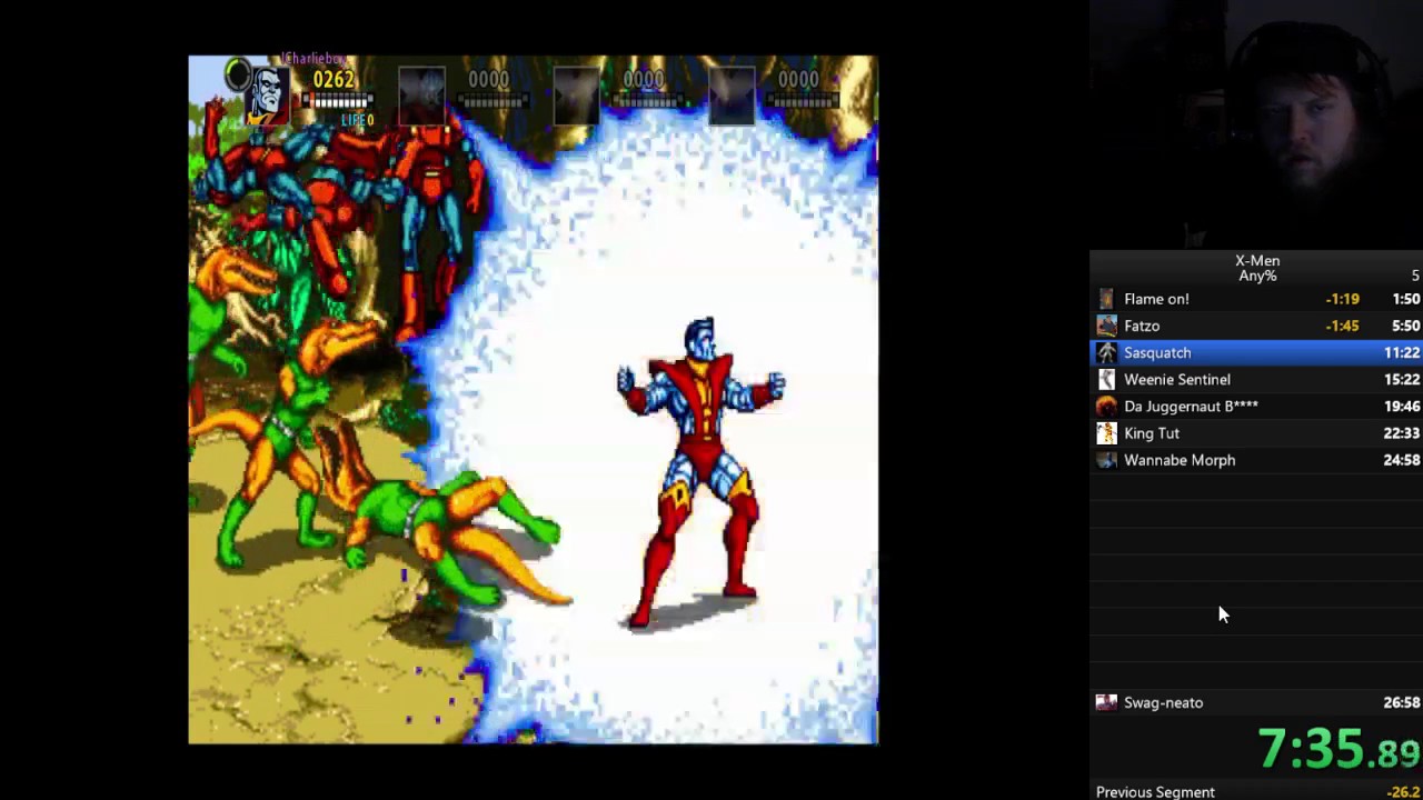 X-men 1992 Arcade (4p USA Rom Expert) Colossus Speedrun 20:58 by ...