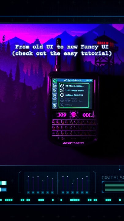 T-Deck Meshtastic Fancy New UI (check out my easy tutorial) - YouTube