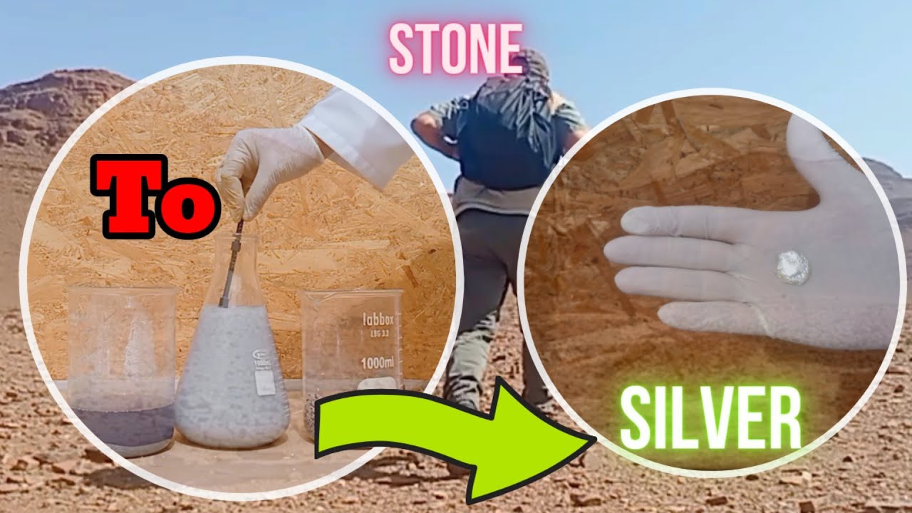 Turn stone to silver - YouTube
