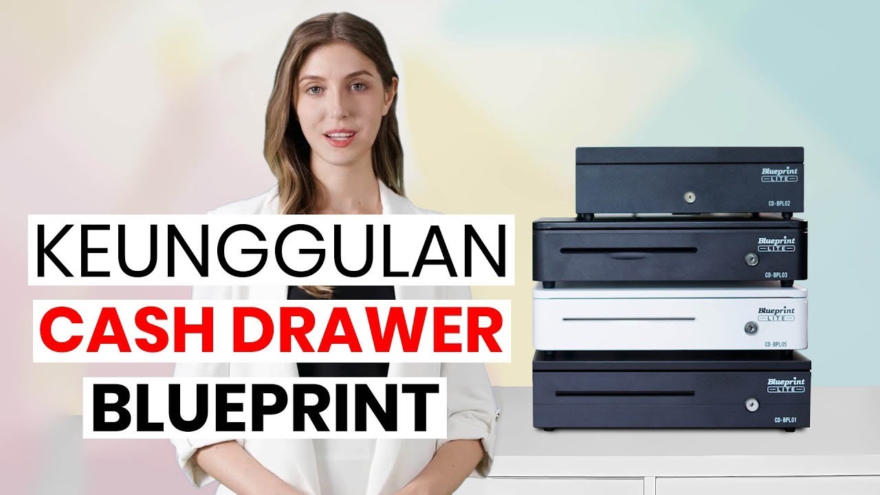 Keunggulan Cash Drawer Blueprint bisa utk printer Thermal Software ...