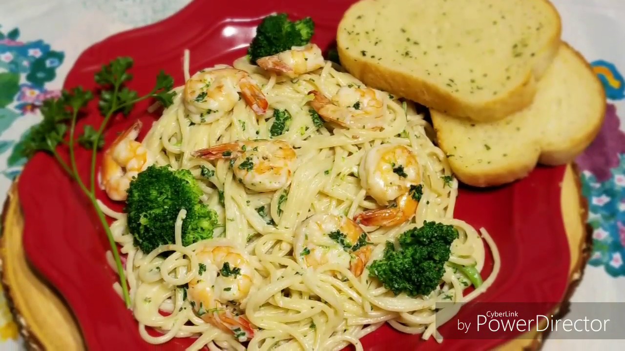 SPAGHETTI CON CAMARONES Y BRÓCOLI - YouTube
