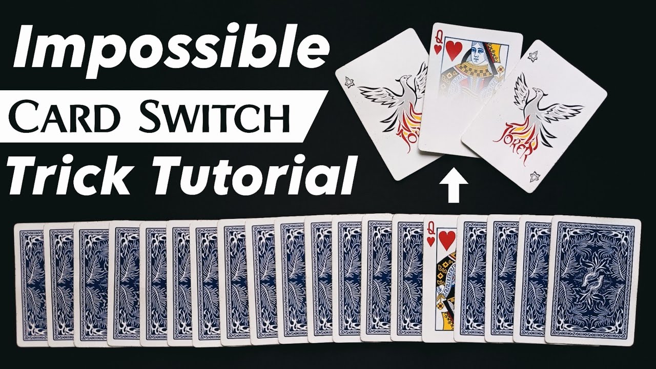 IMPOSSIBLE Sandwich Switch Card Trick Tutorial | Blank Card Changes ...