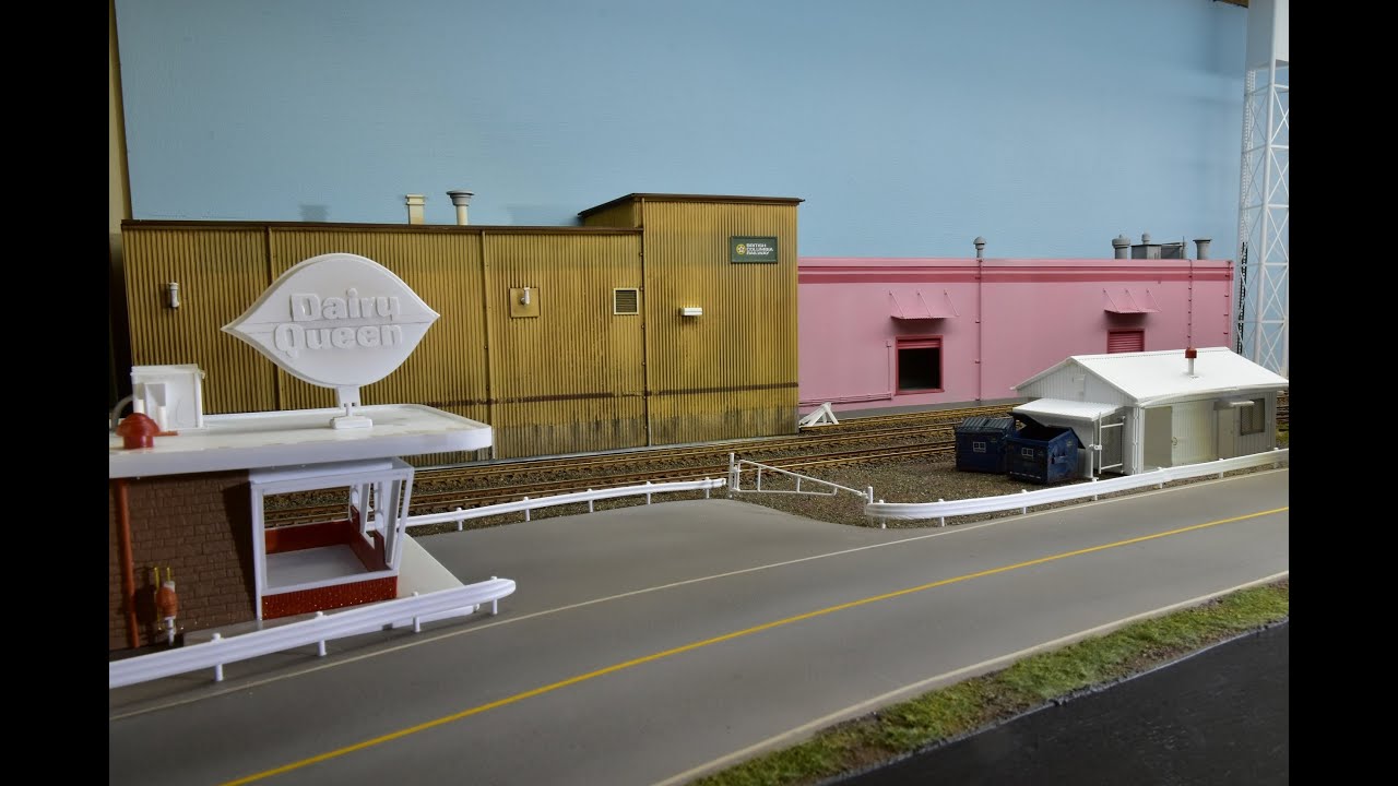 The Model Railroad: The Dairy Queen Build - YouTube