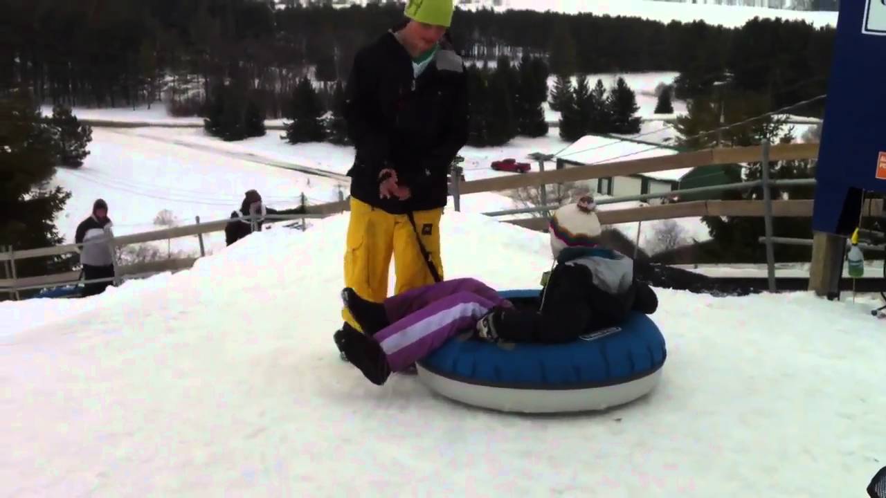Cobble hills tubing (down the hill - view from the top) - YouTube
