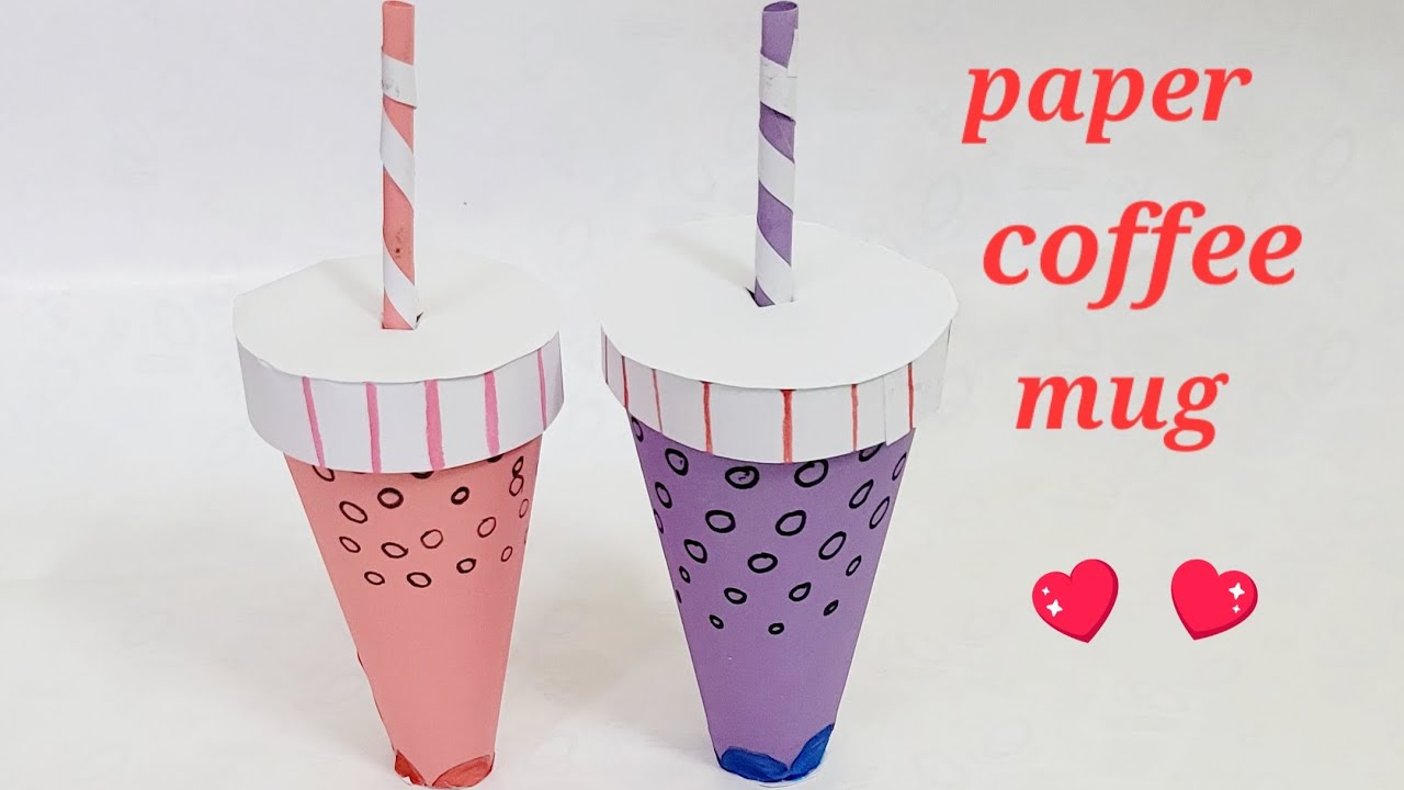 DIY craft #paper coffee mug #diypapercrafts #subscribe #share # ...