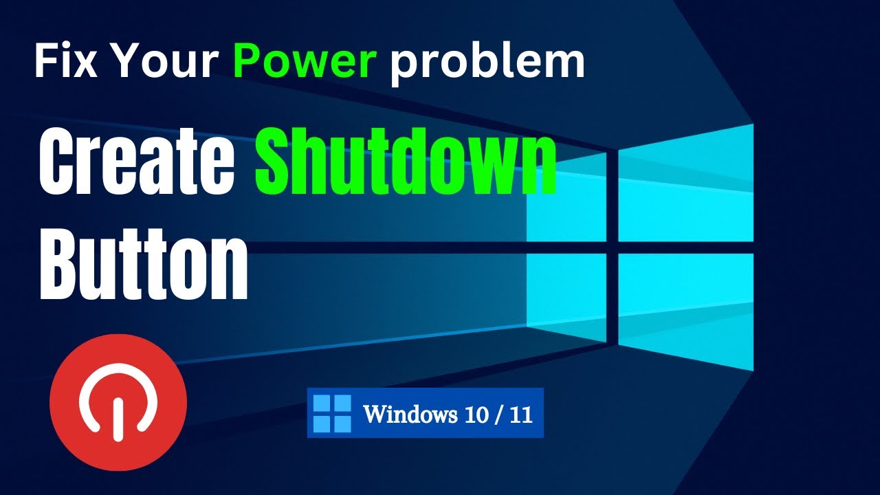 Quickly Shut down with Shortcut in windows 2023 - YouTube