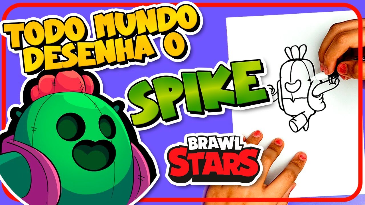 COMO DESENHAR BRAWL STARS SPIKE 🌵 - YouTube