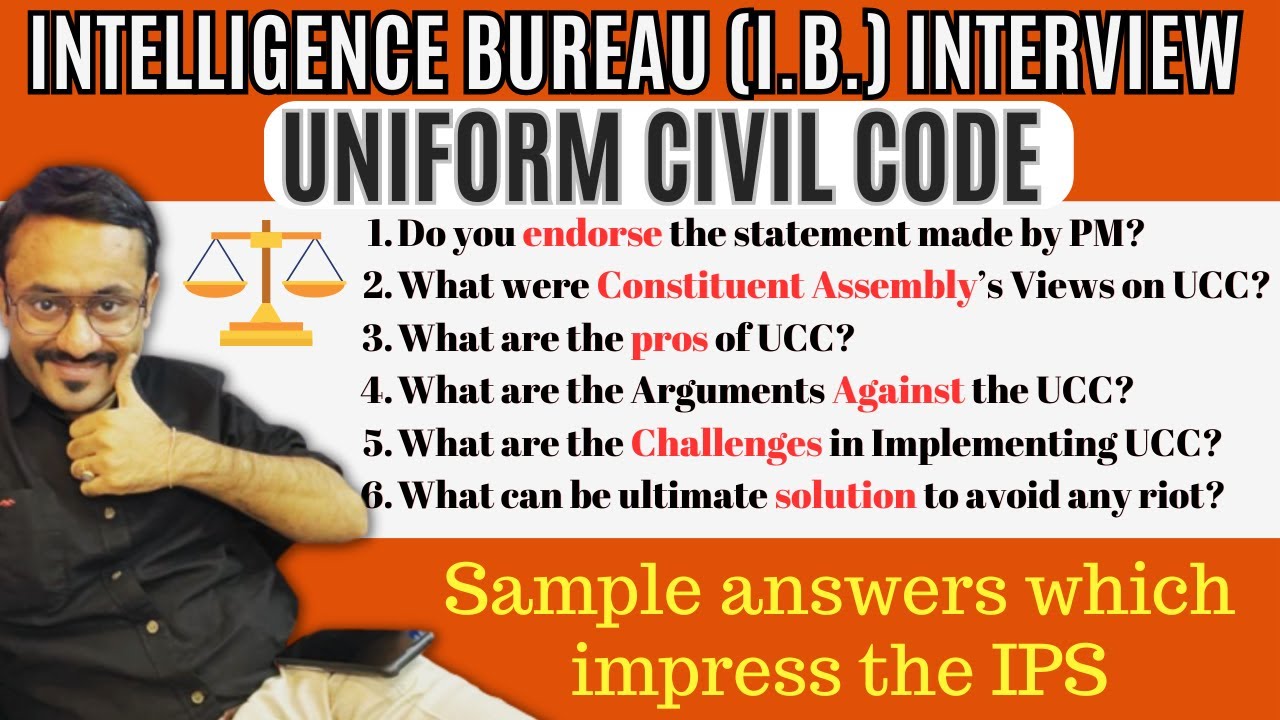 #IB_Interview Uniform Civil Code : इतनी हाय तौबा क्यों? | Intelligence ...