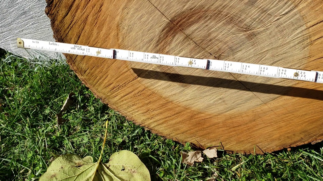 How To Measure Logs For Board Feet And Weight YouTube