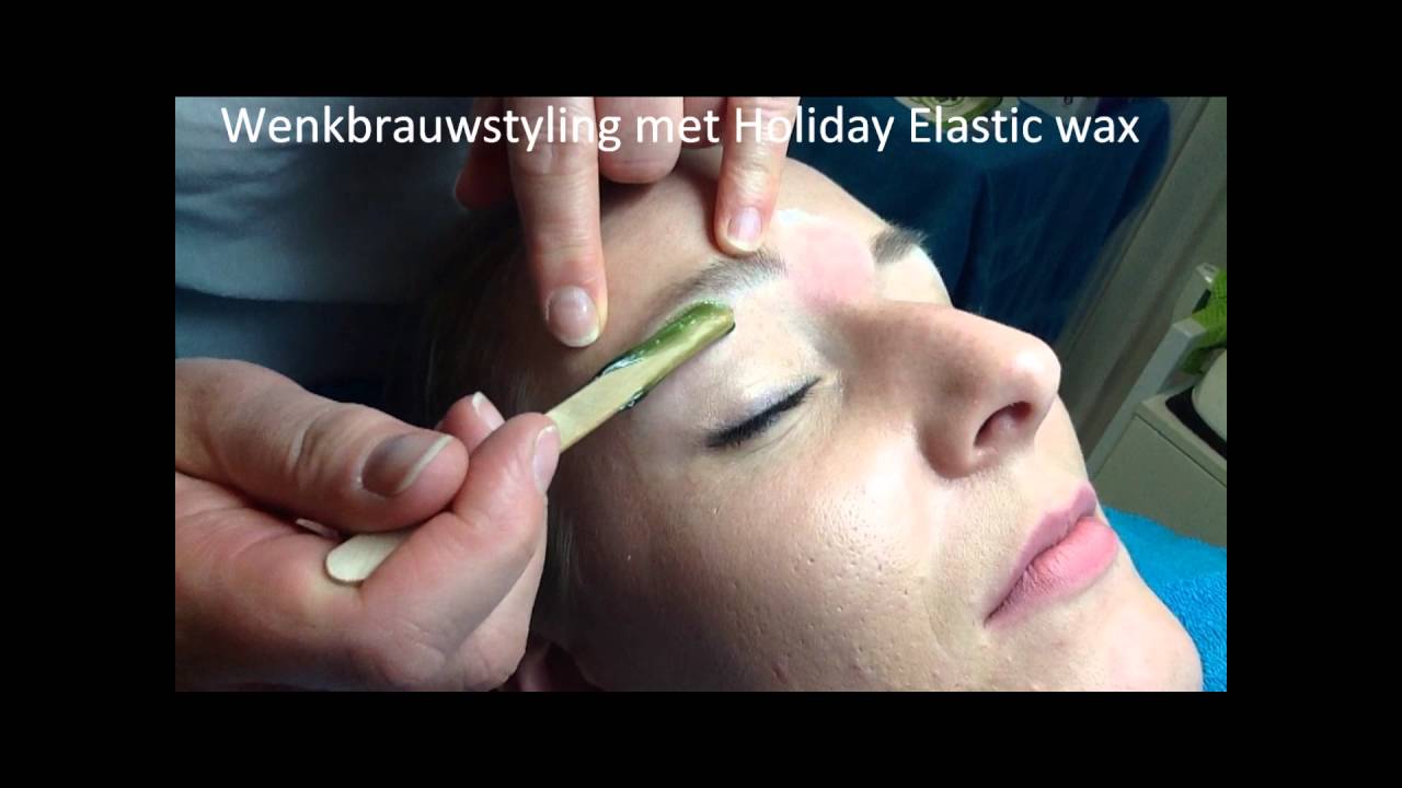 Wenkbrauwstyling met Holiday Elastic wax - YouTube