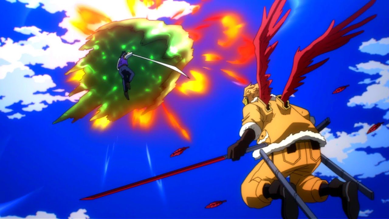 Endeavor and Hawks vs All For One | Boku no Hero Academia Season 7 ...