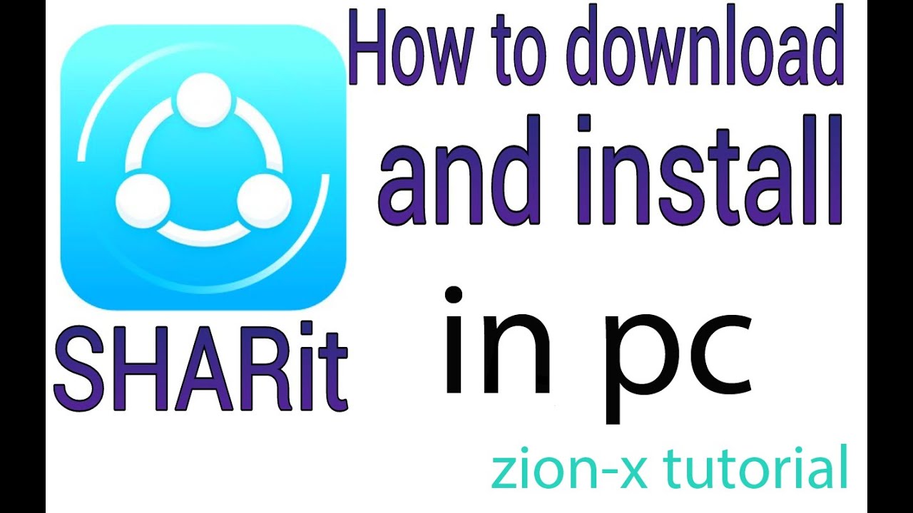 HOW TO DOWNLOAD AND INSTALL | SHARit In Laptop And Laptop - YouTube