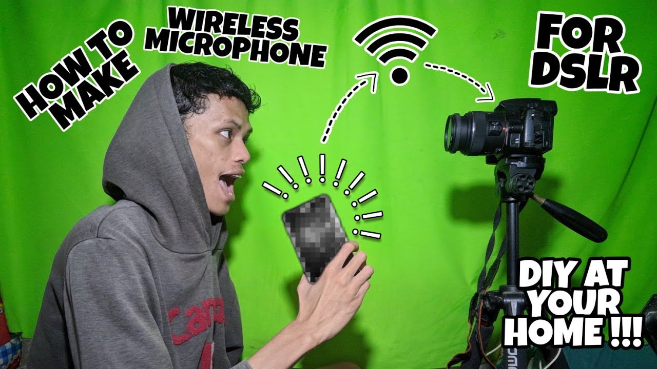 How to Make DIY Cheap Wireless Microphone for DSLR/Mirrorless Camera at ...